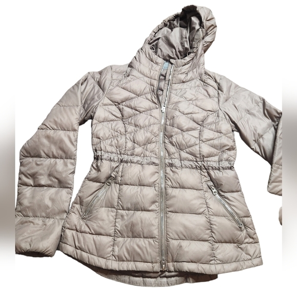 Athleta | Jackets & Coats | Athleta Champagne Colored Xs Puffer Down ...